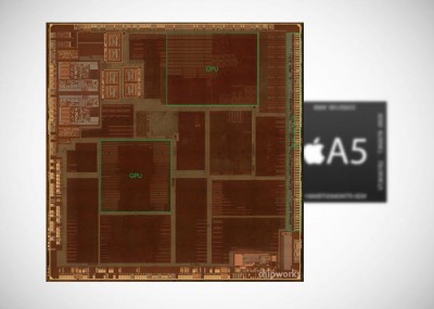 El nuevo Apple A5 sigue siendo fabricado por Samsung y tiene un solo núcleo