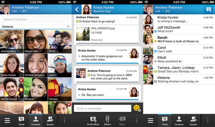 BlackBerry Messenger ya está disponible en iOS