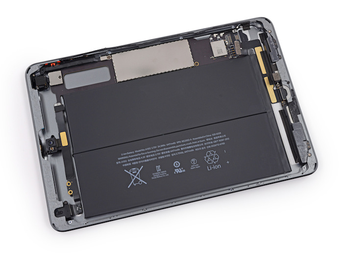 Teardown de iFixit del iPad mini con pantalla Retina
