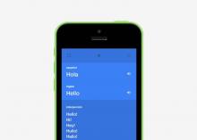 Google Translate se adapta a iOS 7