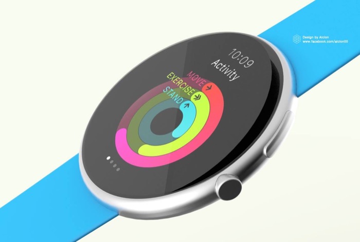 Así se vería el Apple Watch en versión redonda