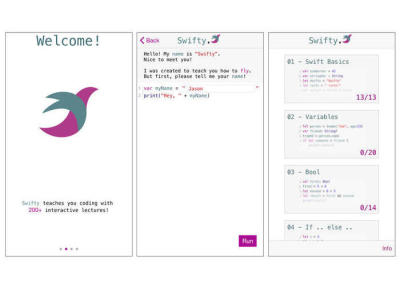 Aprender Swift con Swifty en iPhone o iPad