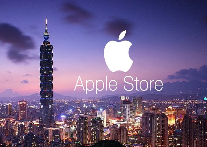 Apple comparte fotos en su última Store desde el rascacielos Taipei 101