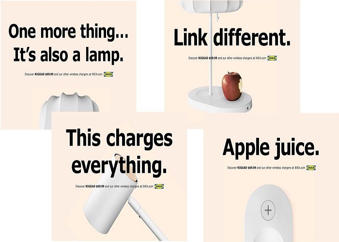 IKEA está usando algunos slogans característicos de Apple