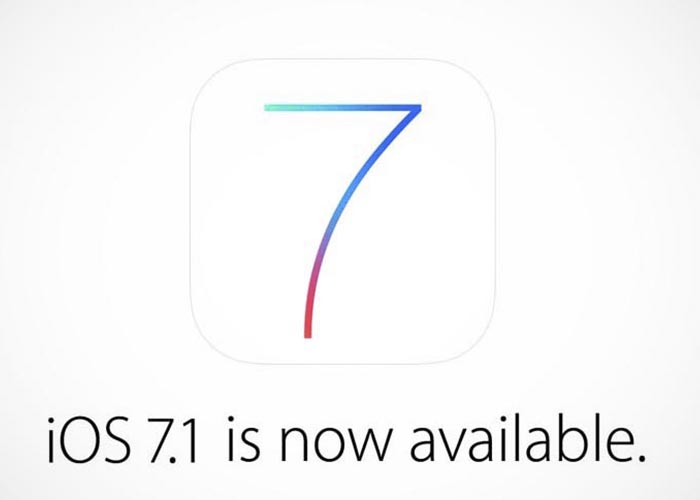 Actualización de iOS a la versión 7.1